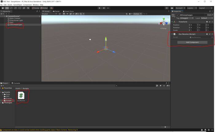 OSC in Unity – hyperdramatik