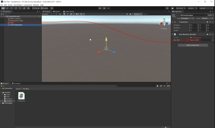 OSC in Unity – hyperdramatik